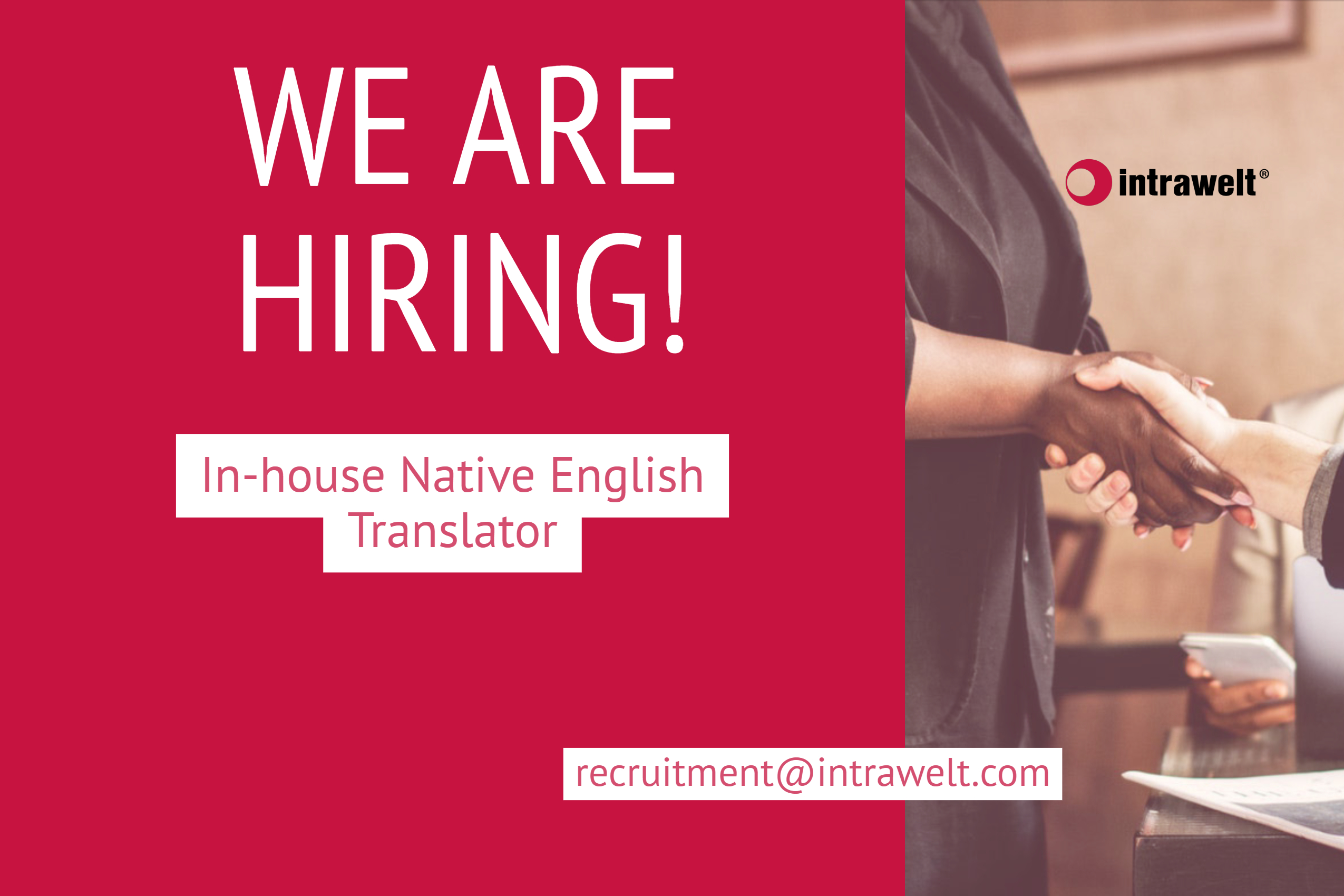 In-house Native English Translator | Intrawelt | Work with Us